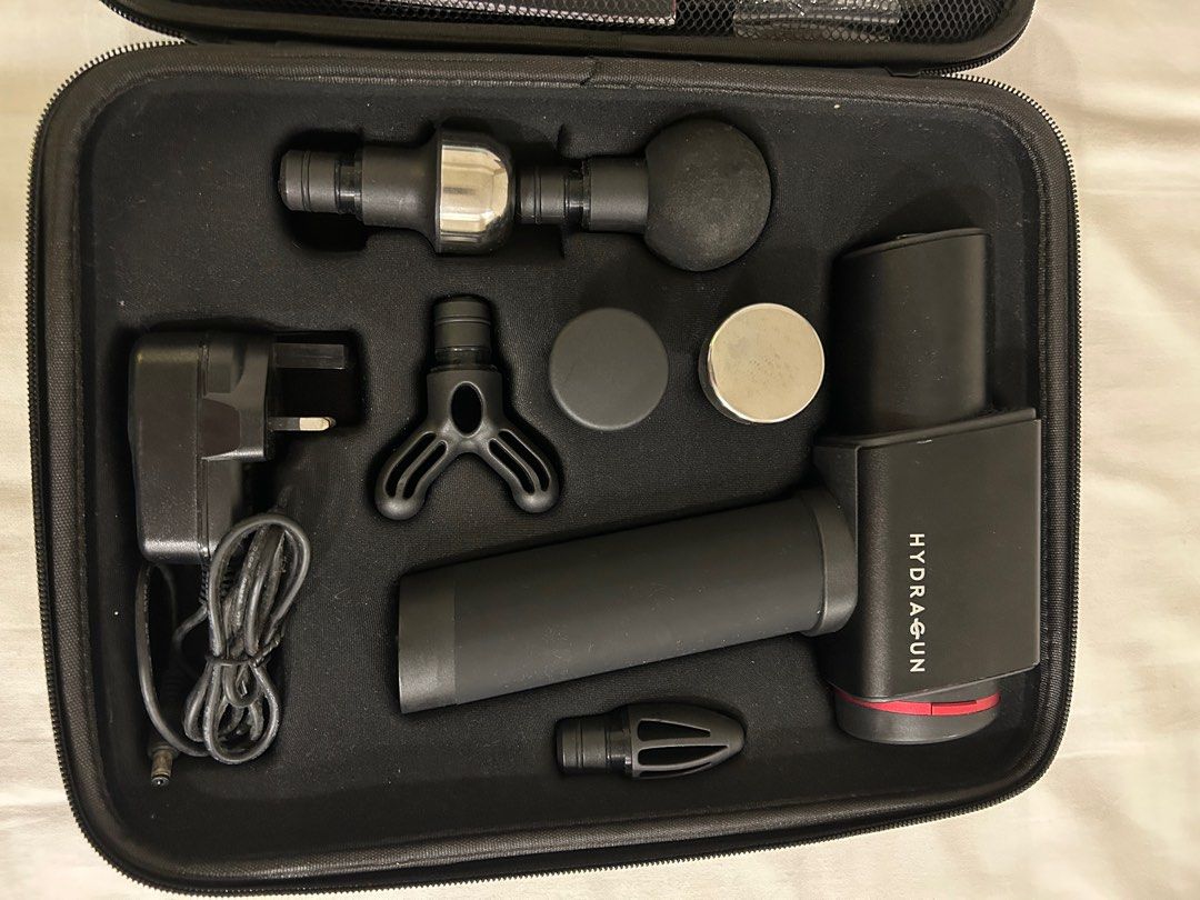HYDRAGUN Massage Gun, Health & Nutrition, Massage Devices on Carousell