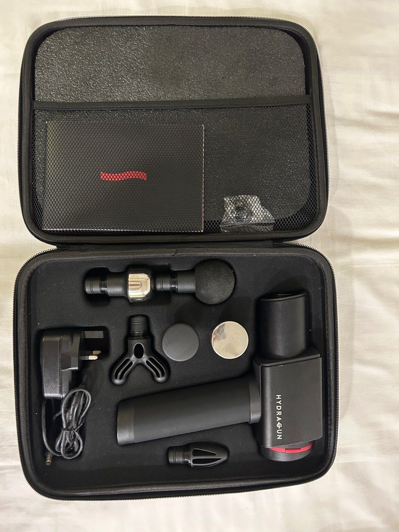 HYDRAGUN Massage Gun, Health & Nutrition, Massage Devices on Carousell