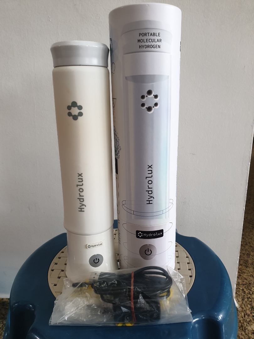 Hydrolux Portable Molecular Hydrogen Water Generator (up to 3500 ppb of liquid hydrogen per ...