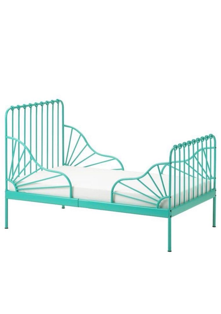 IKEA kids bed frame with mattress (adjustable bed frame), Babies & Kids ...