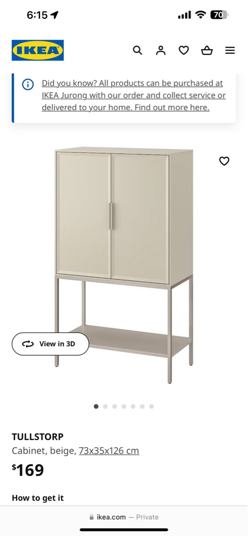 IKEA Tullstorp Cabinet, Furniture & Home Living, Furniture, Shelves ...