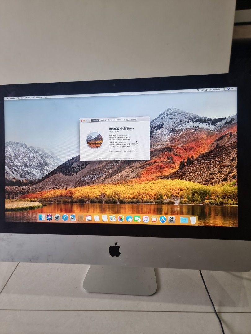 iMac 21.5 inch Late 2012, 1TB had, 8gb ram, Computers & Tech, Desktops ...