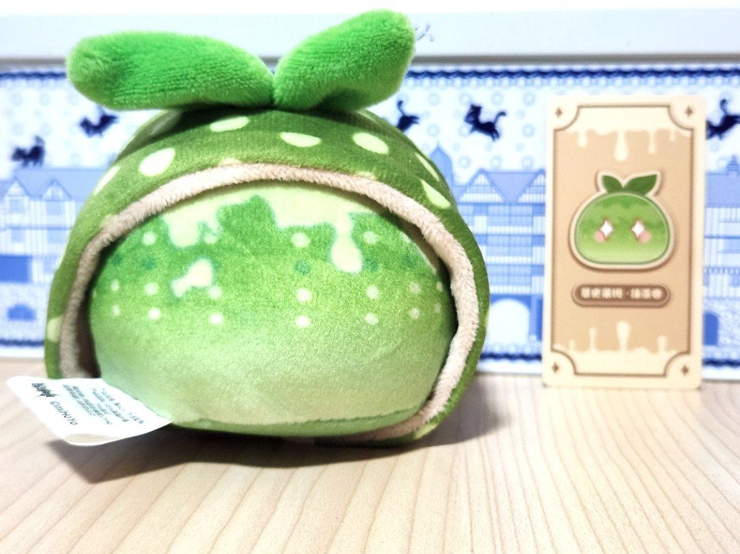(IN) Official Genshin Impact Dendro Matcha Roll Slime Squishy, Hobbies ...