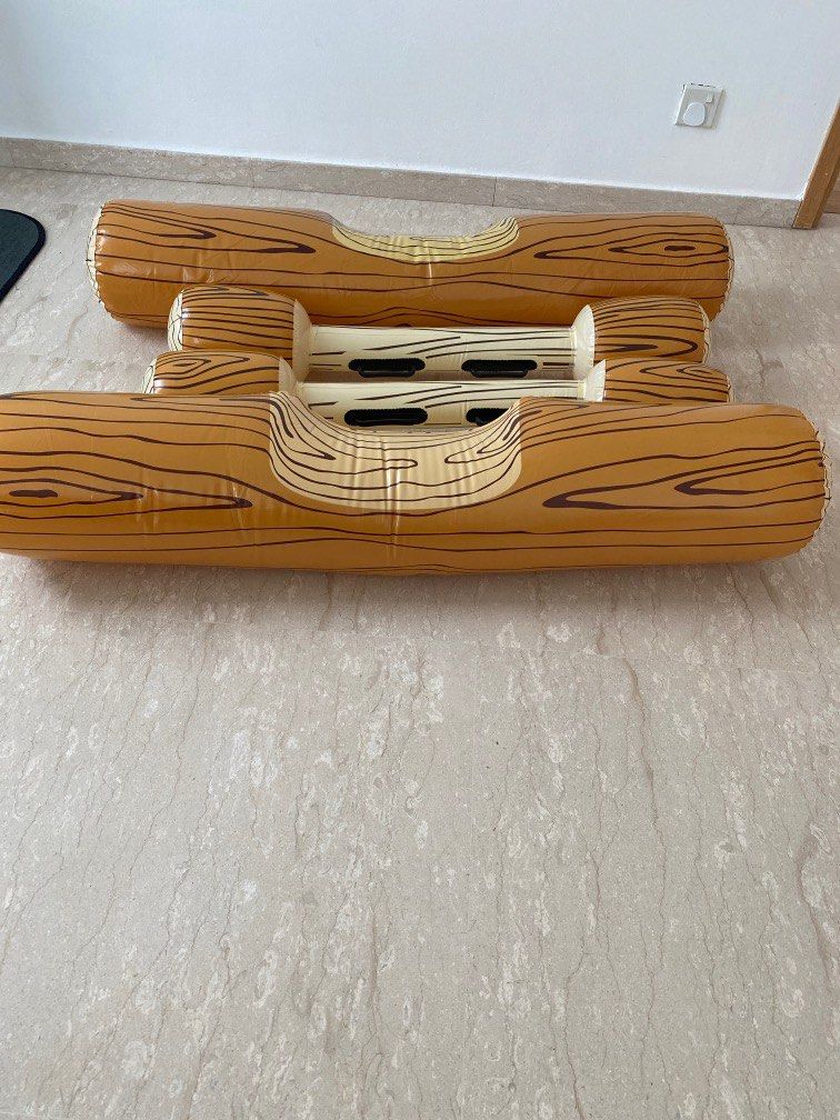 Inflatable battle log set, Hobbies & Toys, Toys & Games on Carousell