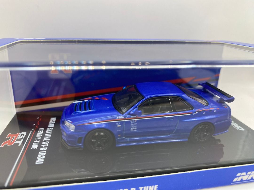 INNO64 1:64 Nissan Skyline GT-R (R34) R-Tune Sports Resetting Series, Hobbies & Toys, Toys ...