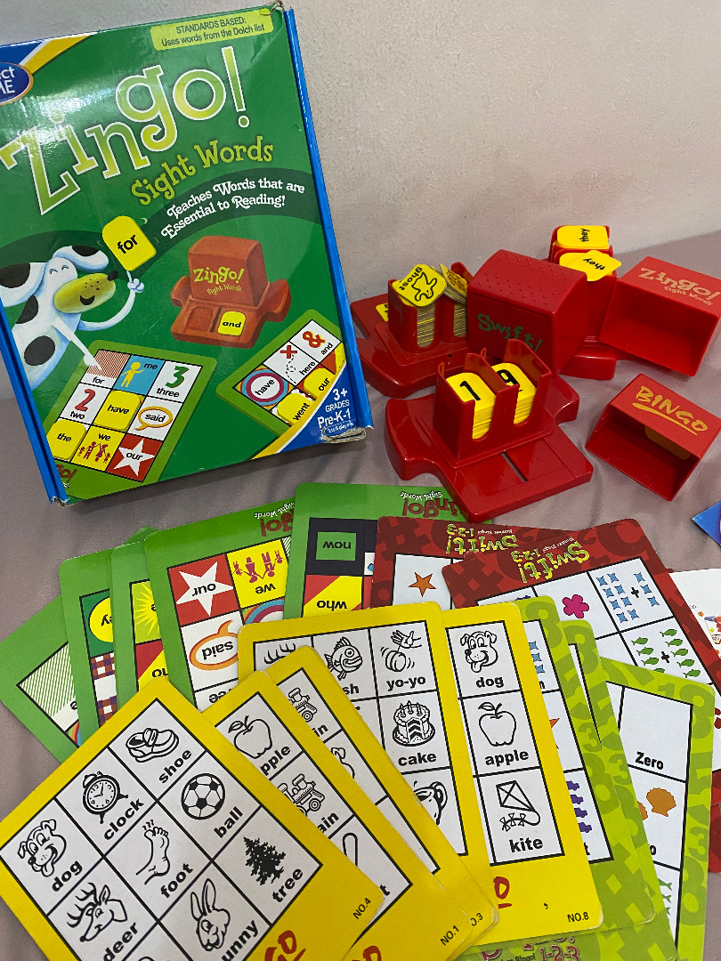 Intellect GAME Zingo sight words, Hobbies & Toys, Toys & Games on Carousell