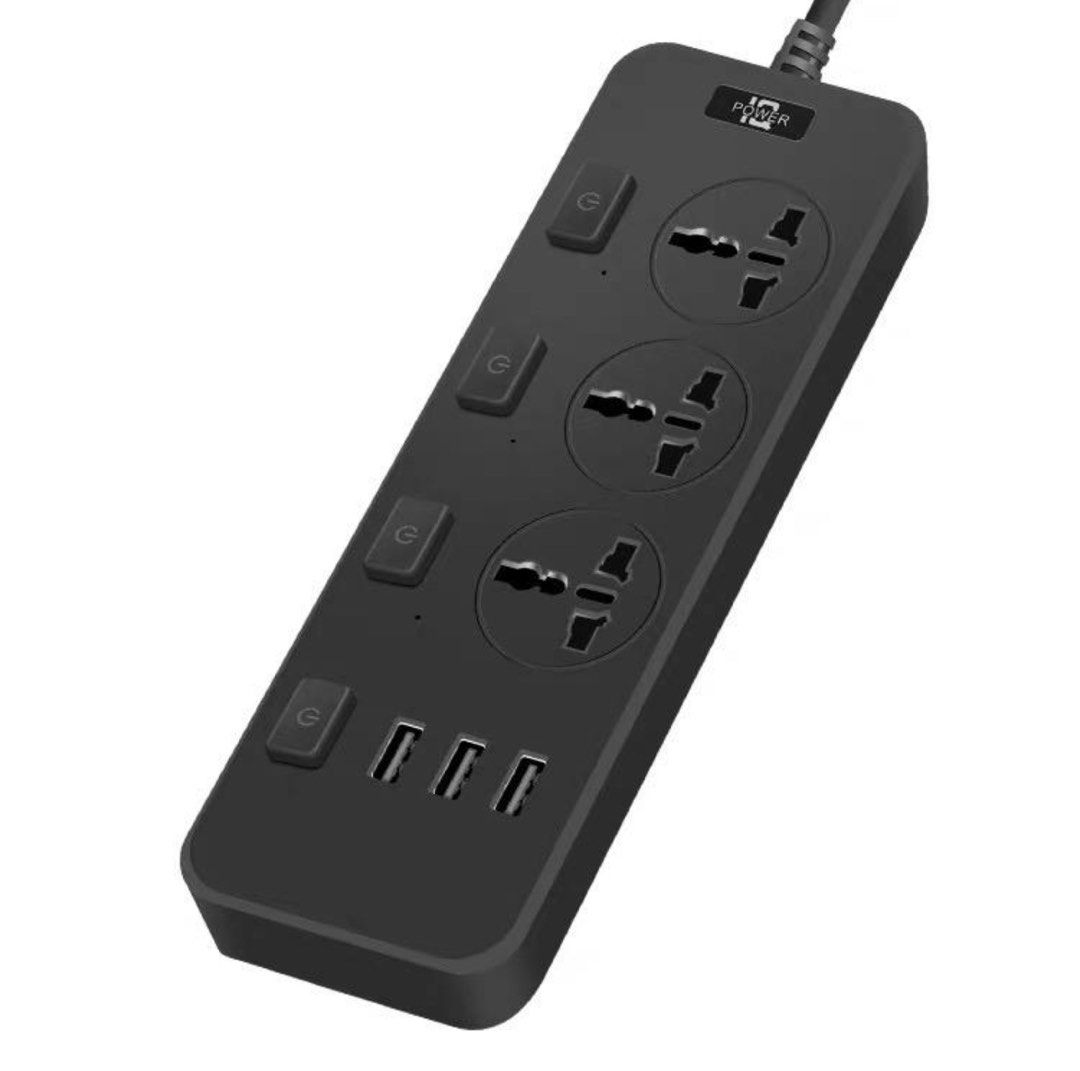 IQ Power Tb-T14 2.1A 2 Meter Flame Retardant Power Socket with 3 Usb ...