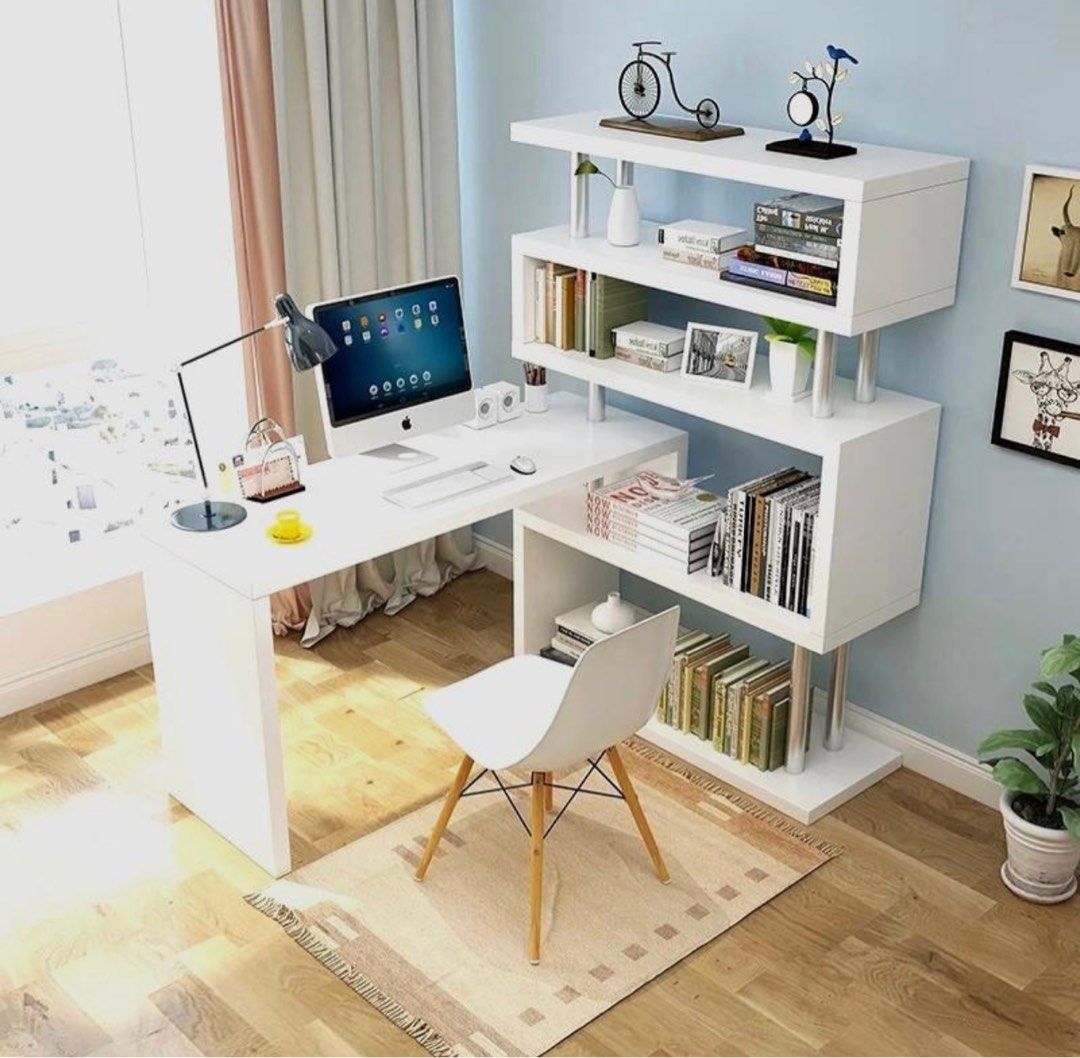 JADD Modern Modular Shelf Desk, Furniture & Home Living, Furniture, Tables & Sets on Carousell