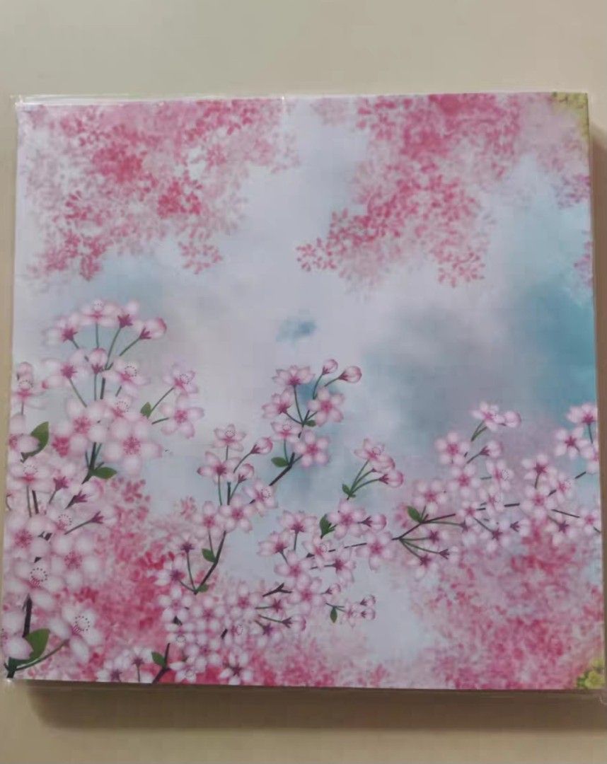 Japanese Origami Art and Craft Paper with Double Side Floral Print ...
