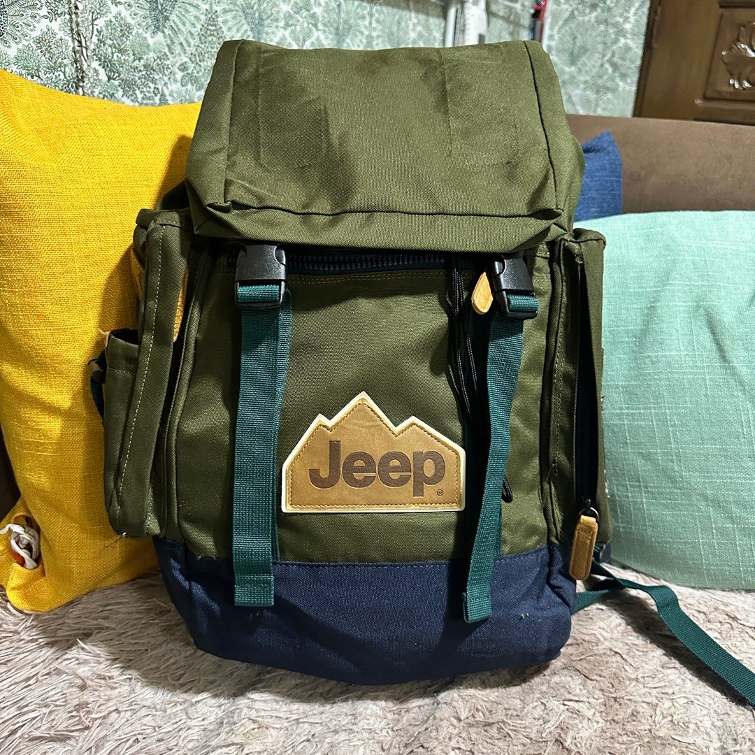 JEEP BACKPACK, Women's Fashion, Bags & Wallets, Backpacks on Carousell