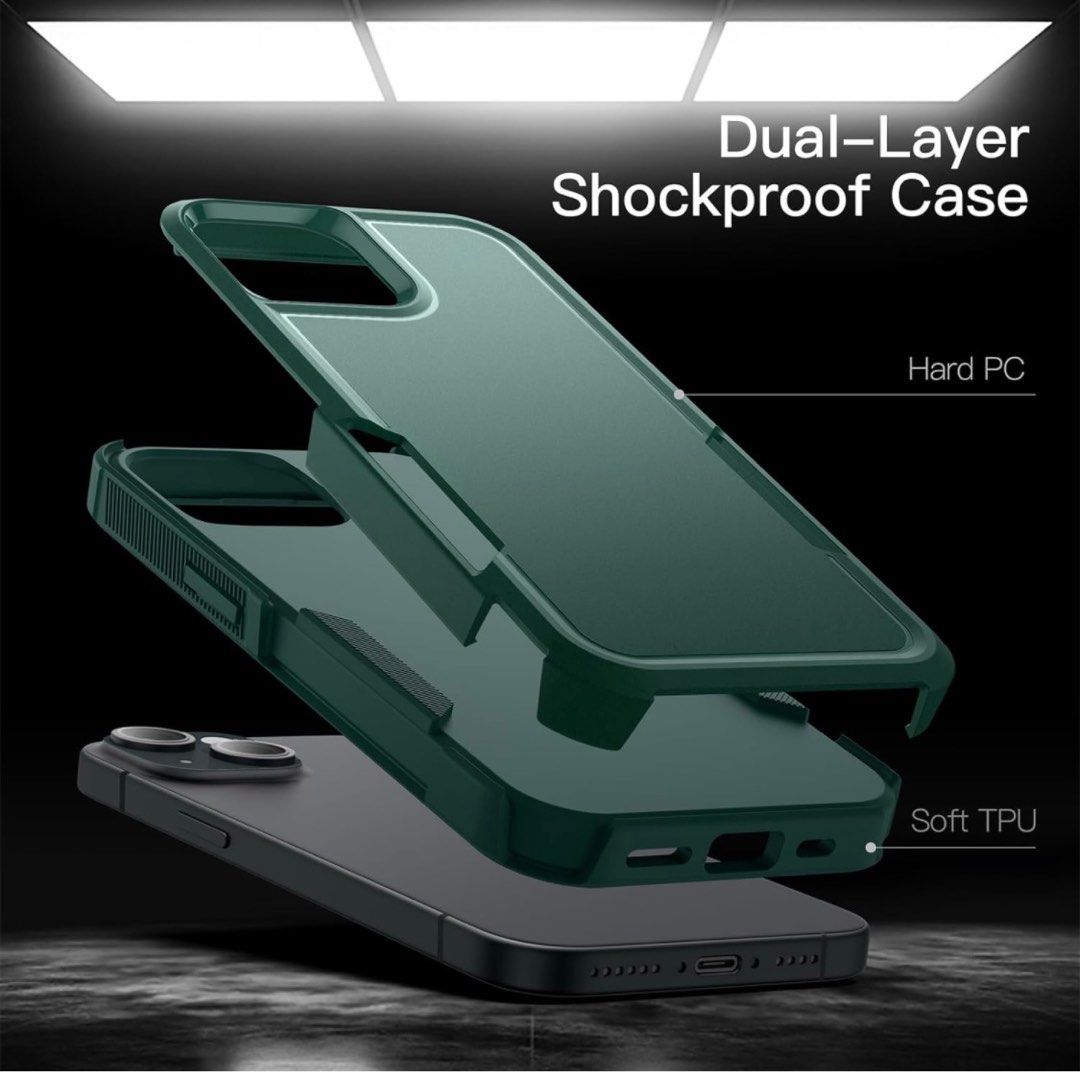 JETech iPhone 15 Plus Dual Layer Case, Mobile Phones & Gadgets, Mobile ...
