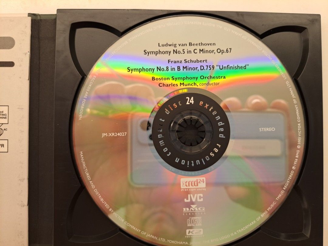 JVC XRCD24: Munch,Charles & Boston Symphony - Beethoven - Symphony No ...