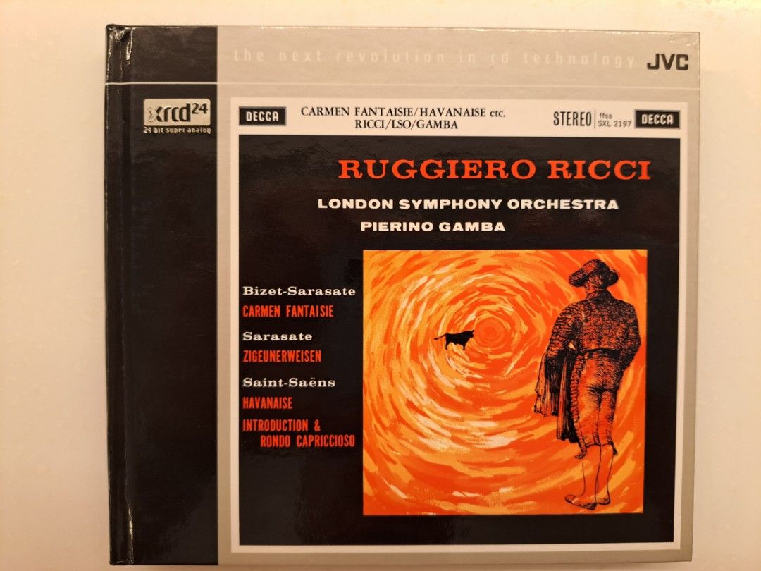 JVC XRCD24: Ruggiero Ricci, London Symphony Orchestra*, Gamba*, Bizet ...