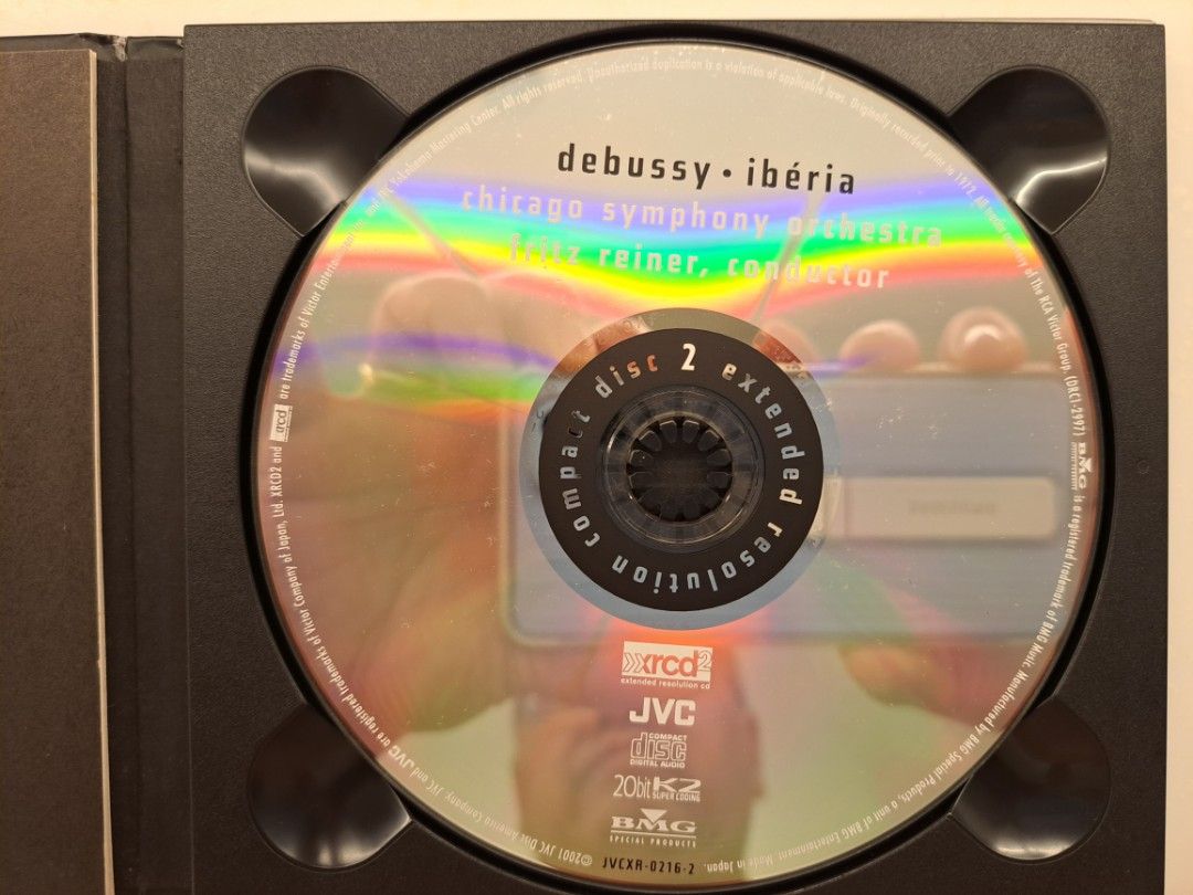 JVC XRCD2: Ravel: Alborado Del Gracioso / Valses nobles et sentimentales; Debussy: Iberia. Fritz ...