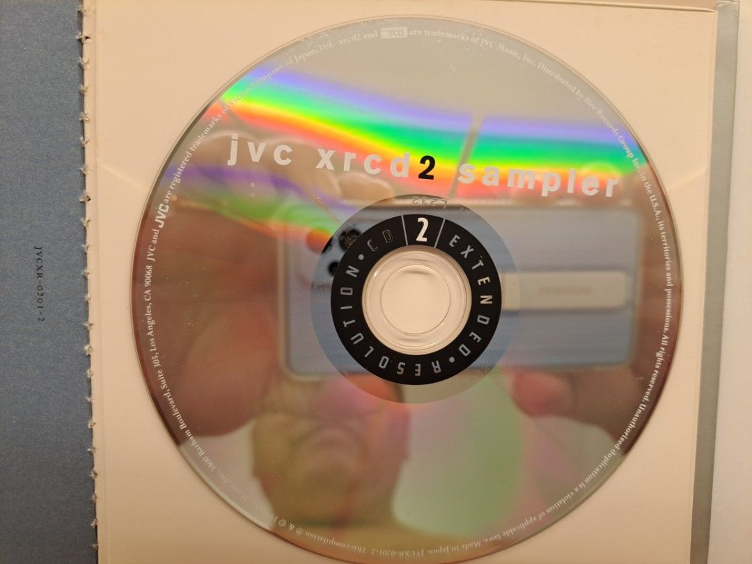 JVC XRCD2 Sampler. 1998 JVC. Manufactured by JVC, Japan., Hobbies ...