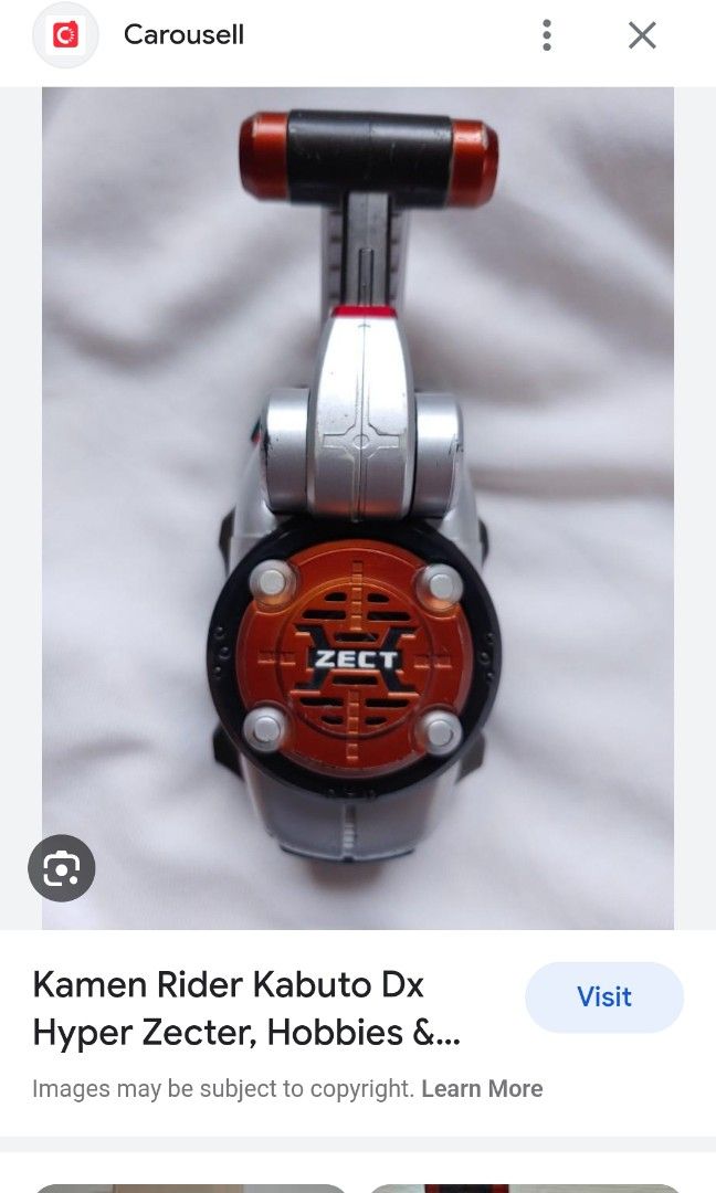 Kamen Rider Kabuto DX Hyper Zecter Clock Up, Hobbies & Toys, Toys ...