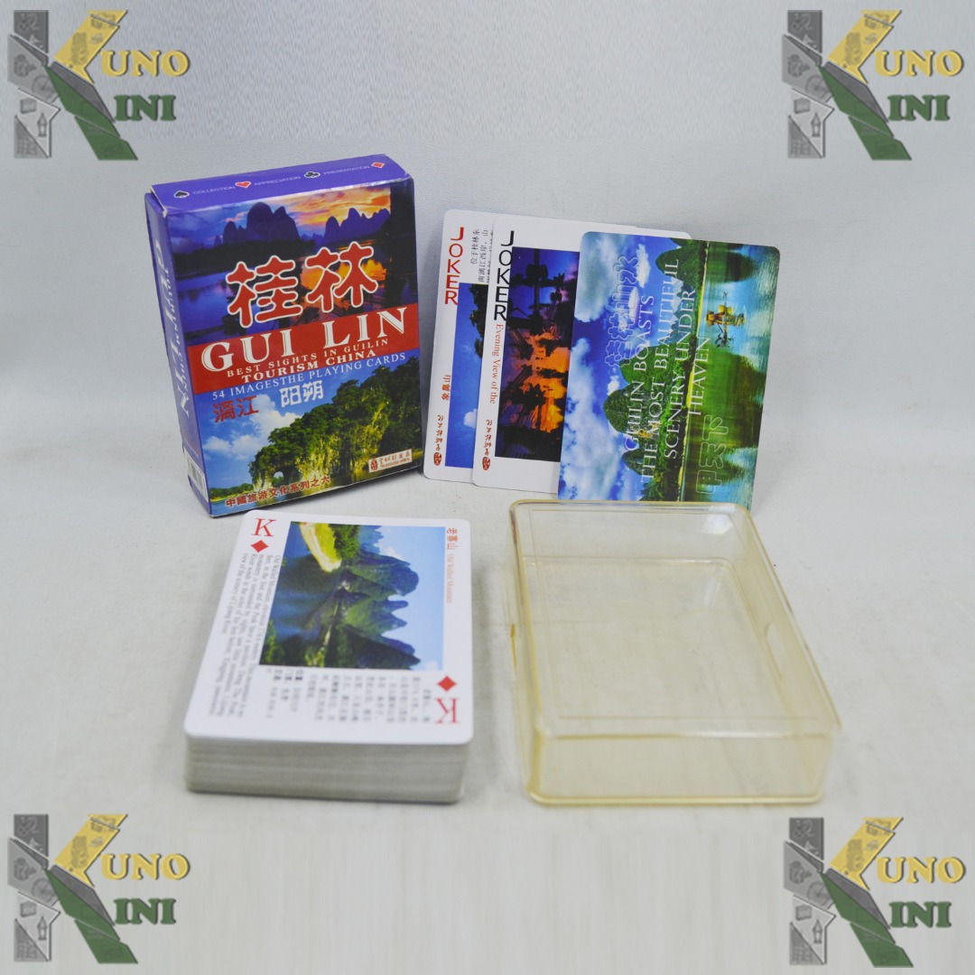 KARTU REMI GUI LIN TOURISM CHINA, from Guilin - New, 54 Gambar berbeda ...