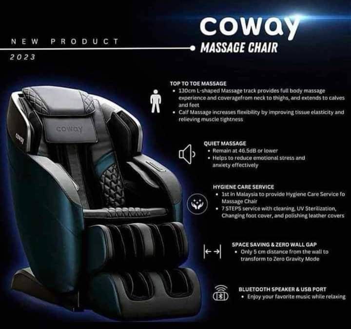 Kerusi urut coway, Health & Nutrition, Massage Devices on Carousell Kerusi urut coway, Health & Nutrition, Massage Devices on Carousell