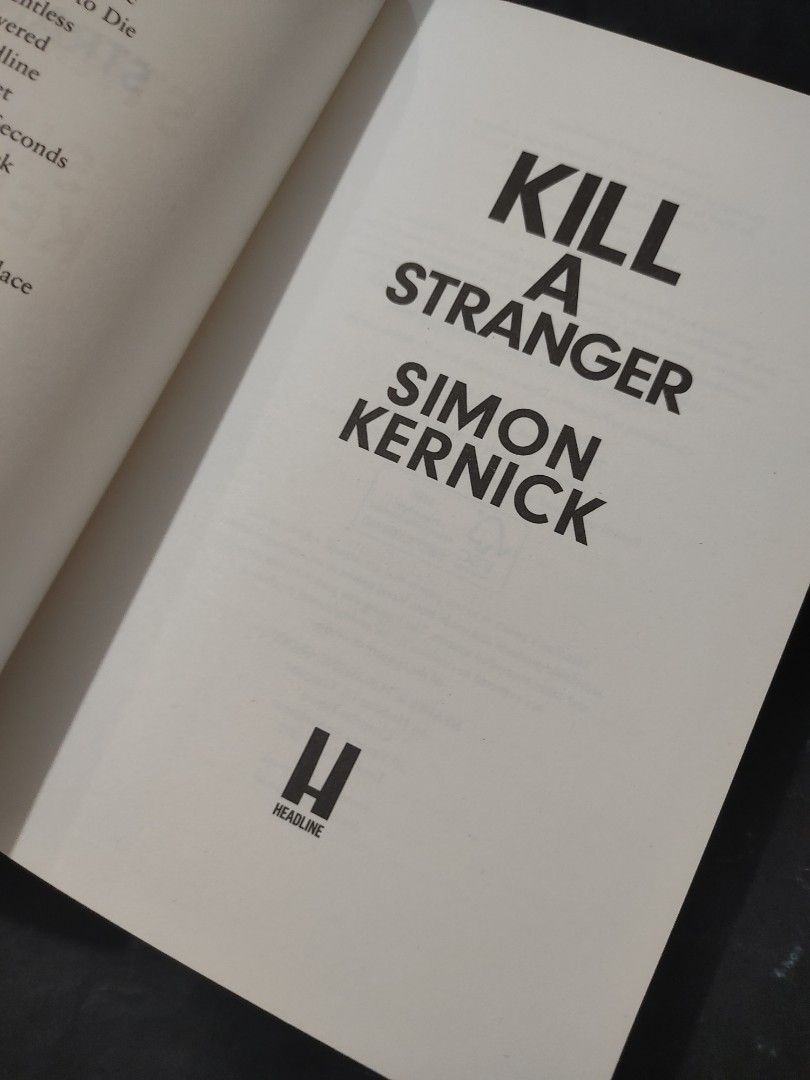 Kill A Stranger by Simon Kernick (Hardbound), Hobbies & Toys, Books ...