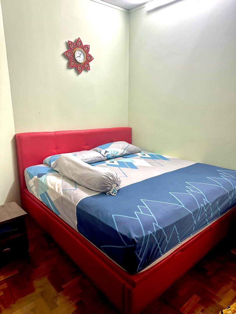 King Size Bed Frame With Storage And Mattress Furniture And Home Living Furniture Bed Frames