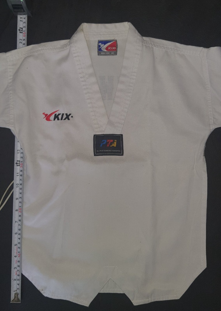 Kix Taekwondo Uniform SIZE 4, Sports Equipment, Sports & Games, Combat ...