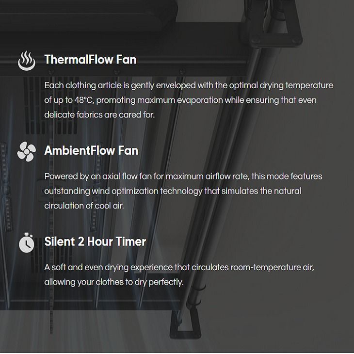 KLASSE Smart Laundry Rack CLASSIC (Up to 35KG Load), Furniture & Home ...