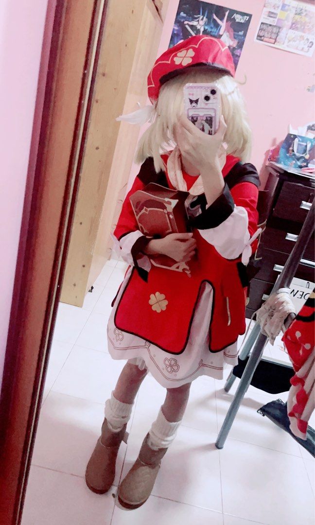 Klee cosplay genshin impact includes backpack and catalyst weapon ...