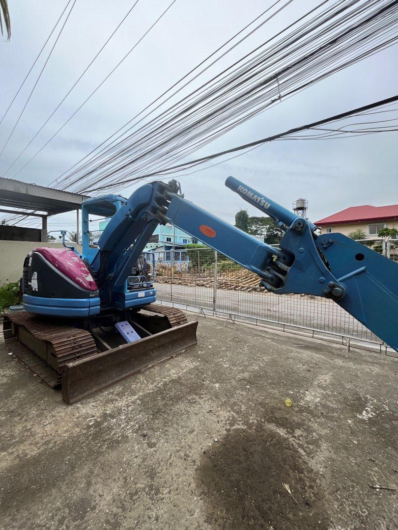 Komatsu PC50 Backhoe, Special Vehicles, Heavy Vehicles on Carousell