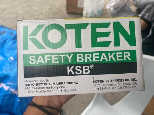 Koten Safety Breaker, Commercial & Industrial, Construction Tools & Equipment on Carousell