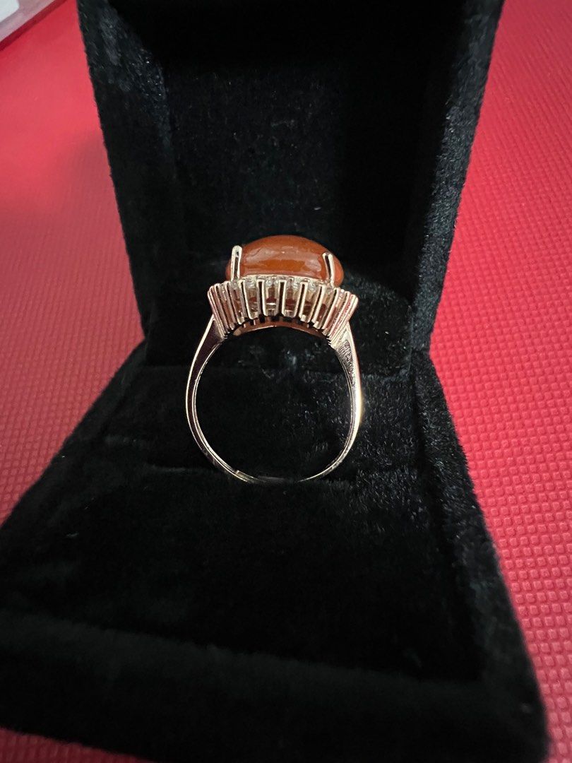 Lady Ring with Burmese Jade , Women's Fashion, Jewelry & Organisers ...