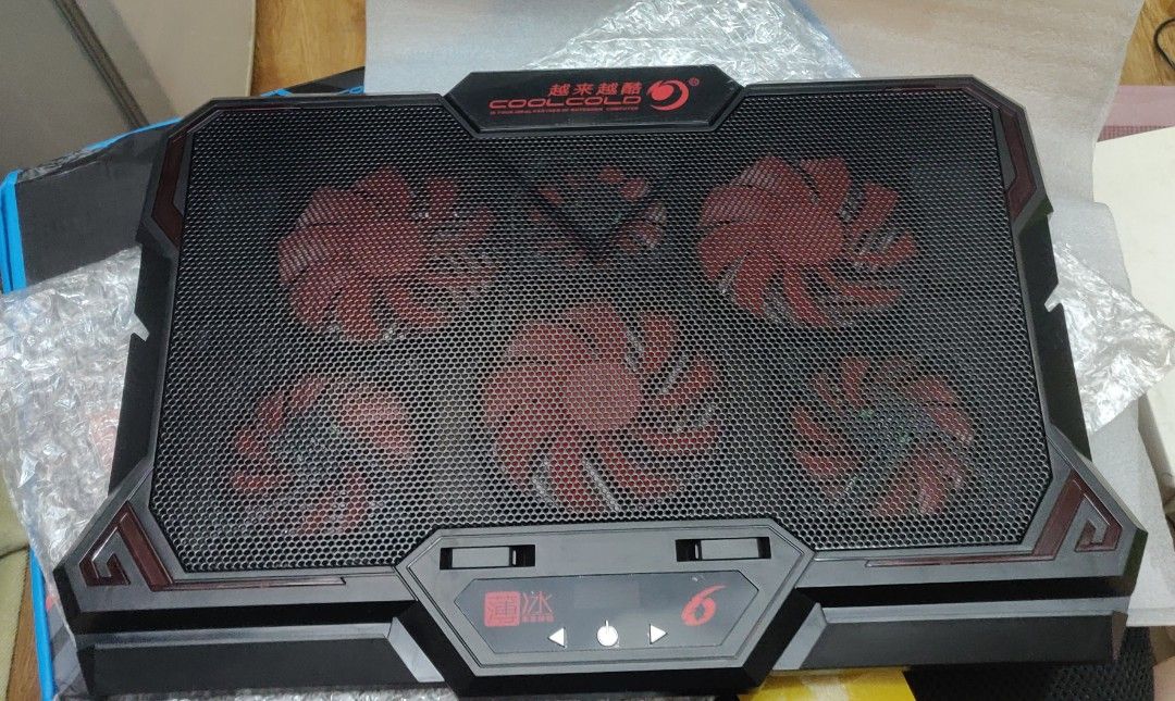 Laptop Cooling, 12-17 inch Laptop Cooling Pad, Laptop Cooler with 6 ...