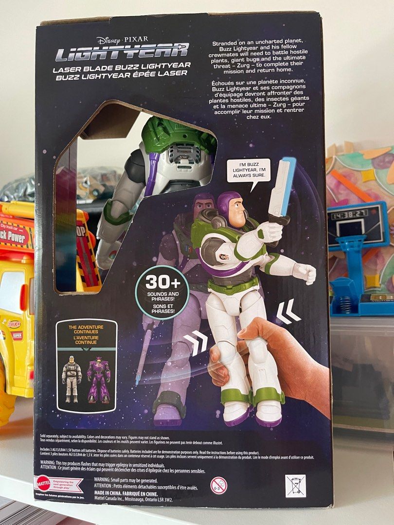 Laser Blade Buzz lightyear action figure, Hobbies & Toys, Toys & Games ...