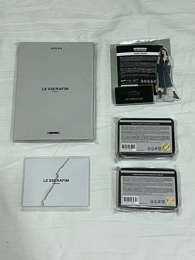 LE SSERAFIM LESSERAFIM Merch Fearnada Fearless Unforgiven Flame Rises ...