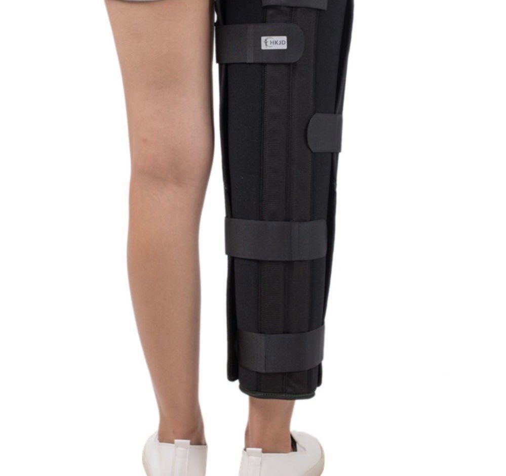 Leg Splint Brace with 4 Panels, Health & Nutrition, Braces, Support ...