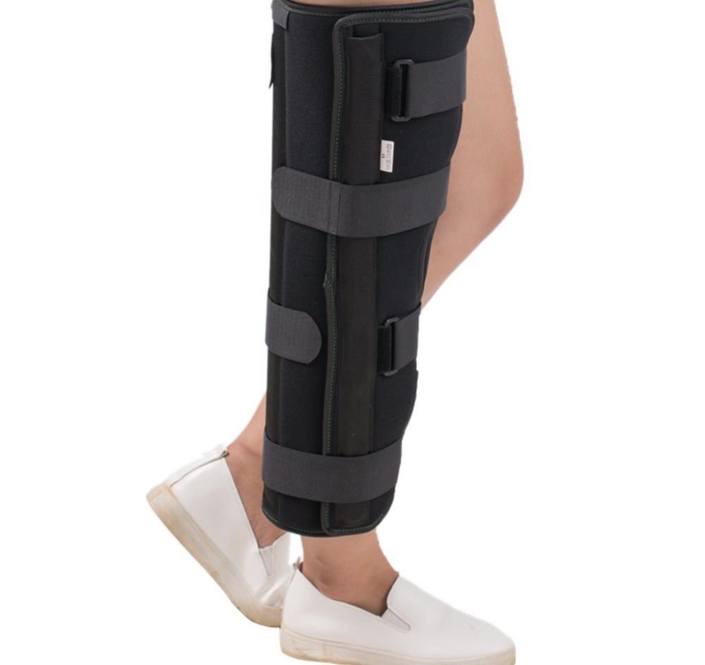 Leg Splint Brace with 4 Panels, Health & Nutrition, Braces, Support ...