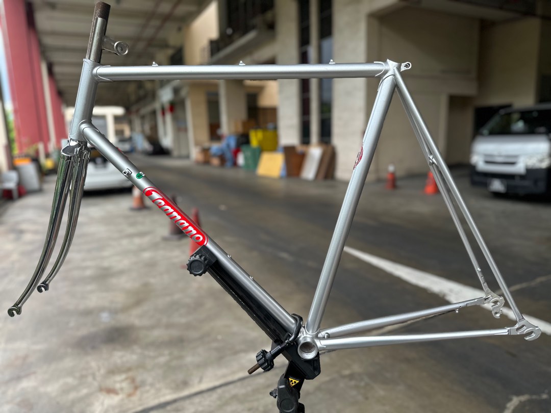 Legnano vintage road frame (silver), Sports Equipment, Bicycles & Parts ...