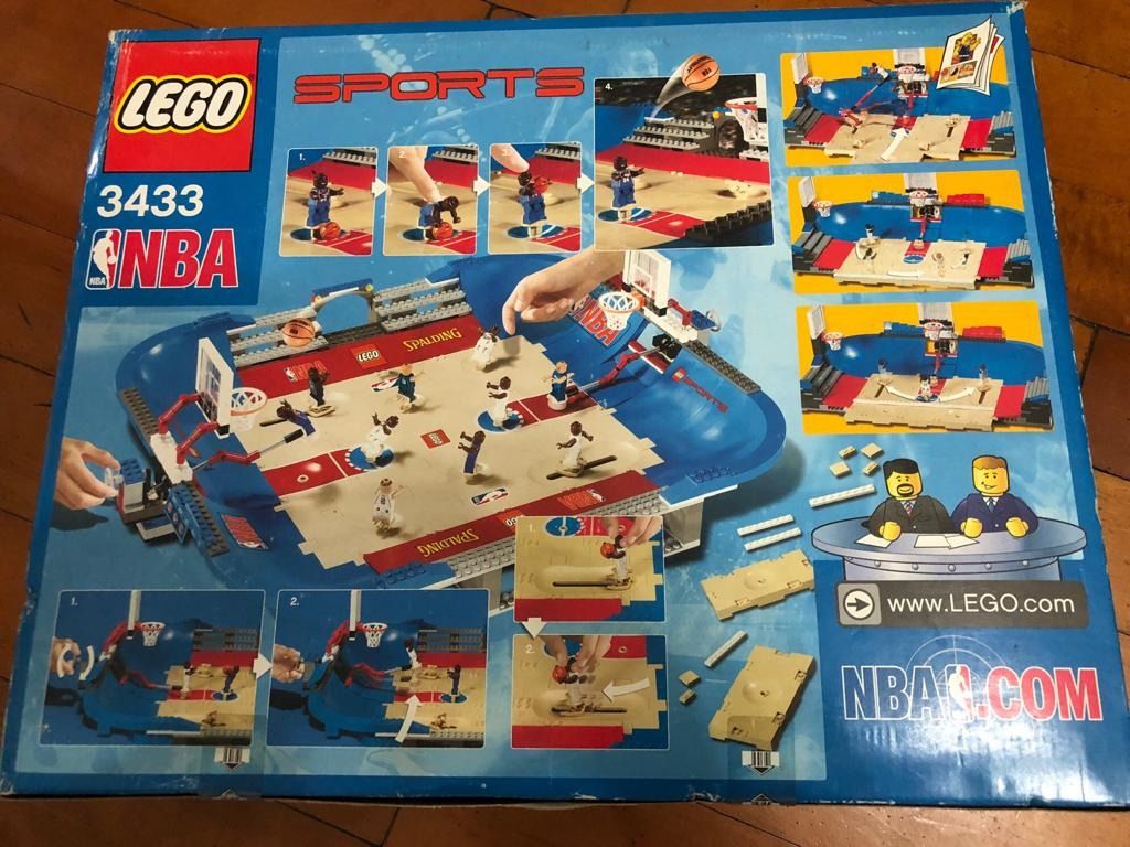 LEGO Sports: The Ultimate NBA Arena 3433 絕版NBA球場連10位殿堂級球員, 興趣及遊戲, 玩具 ...