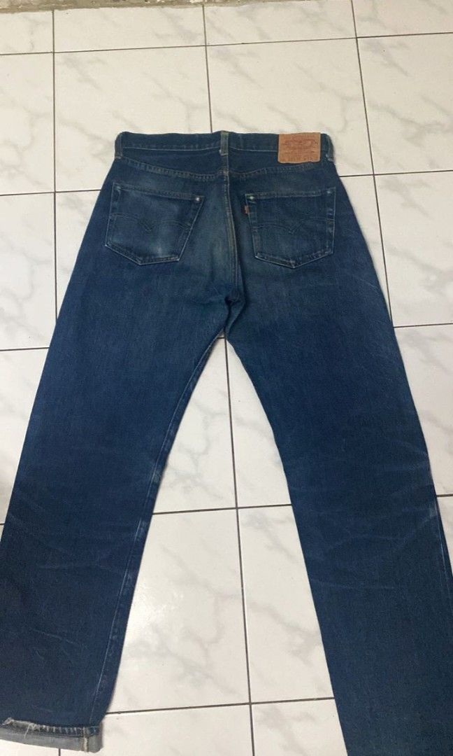 Levis 501 Big E selvadge usa, Men's Fashion, Bottoms, Jeans on Carousell