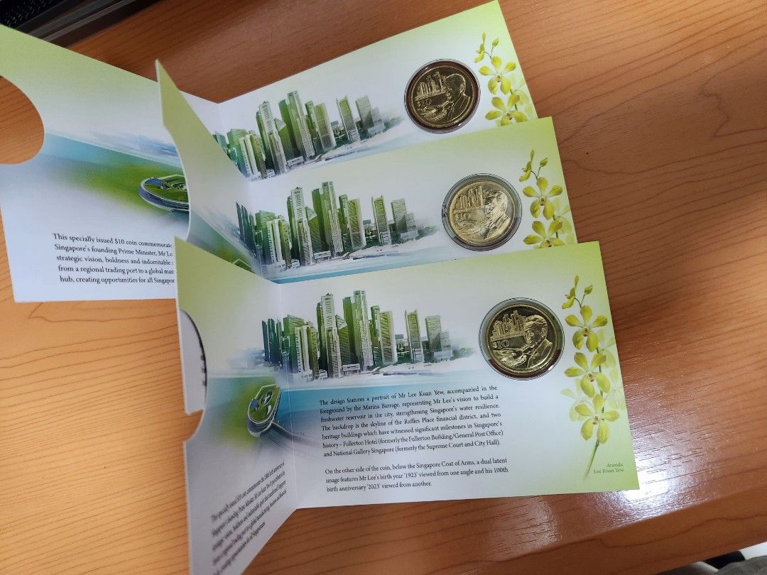 LKY Lee Kuan Yew singapore founding father 100th anniversary coin ...
