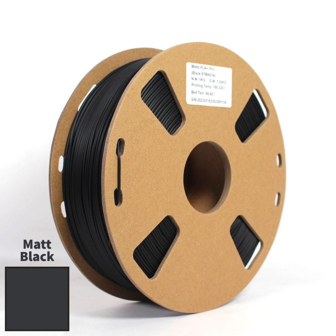1KG 1.75 PLA+/PRO MATTE(BETTER QUALITY THAN NORMAL PLA) - BLACK/WHITE ...