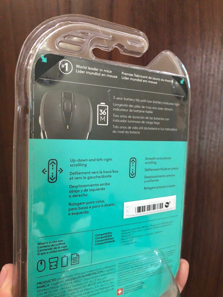 Logitech M525 wireless mouse, Computers & Tech, Parts & Accessories ...