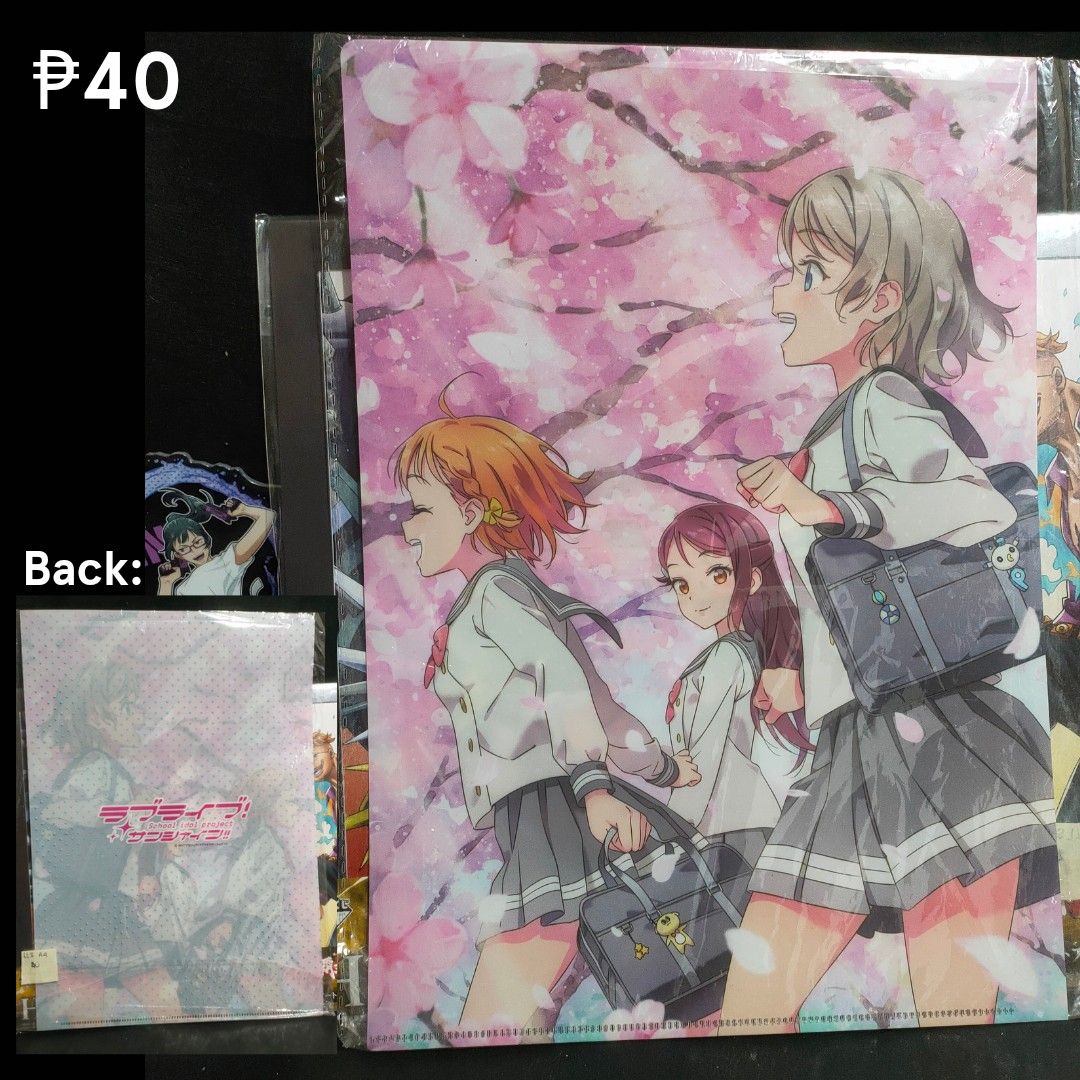 LOVE LIVE A4 FOLDER, Hobbies & Toys, Memorabilia & Collectibles, Fan ...