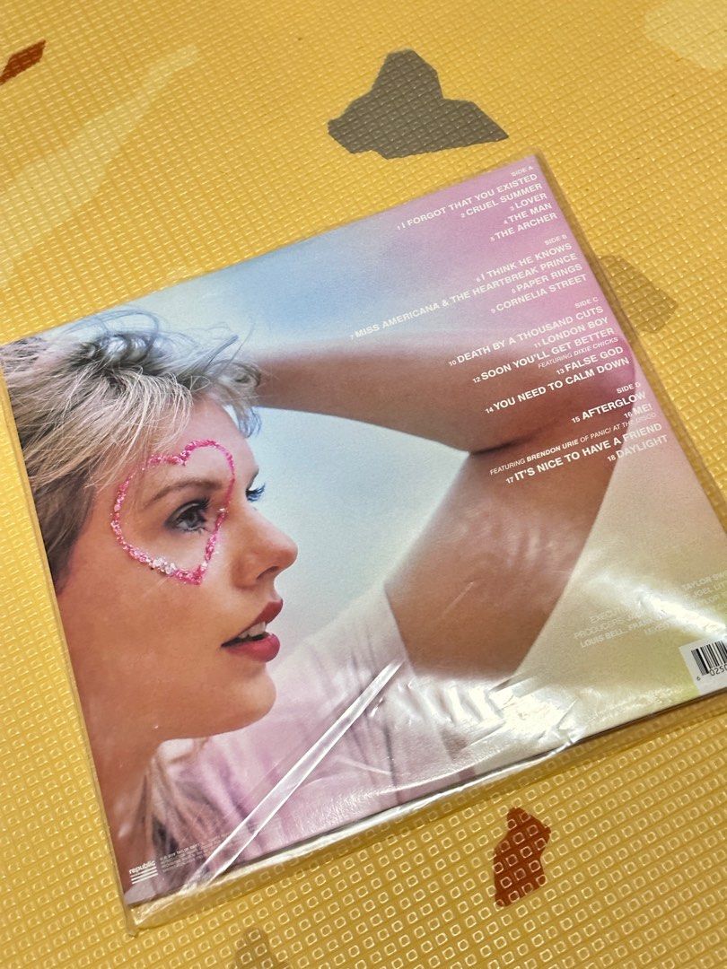 Lover Taylor Swift Vinyl, Hobbies & Toys, Music & Media, Vinyls on ...