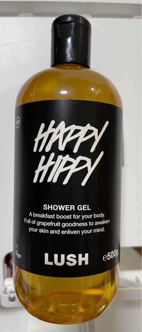 LUSH Happy Hippy Shower Gel 500g, Beauty & Personal Care, Bath & Body ...