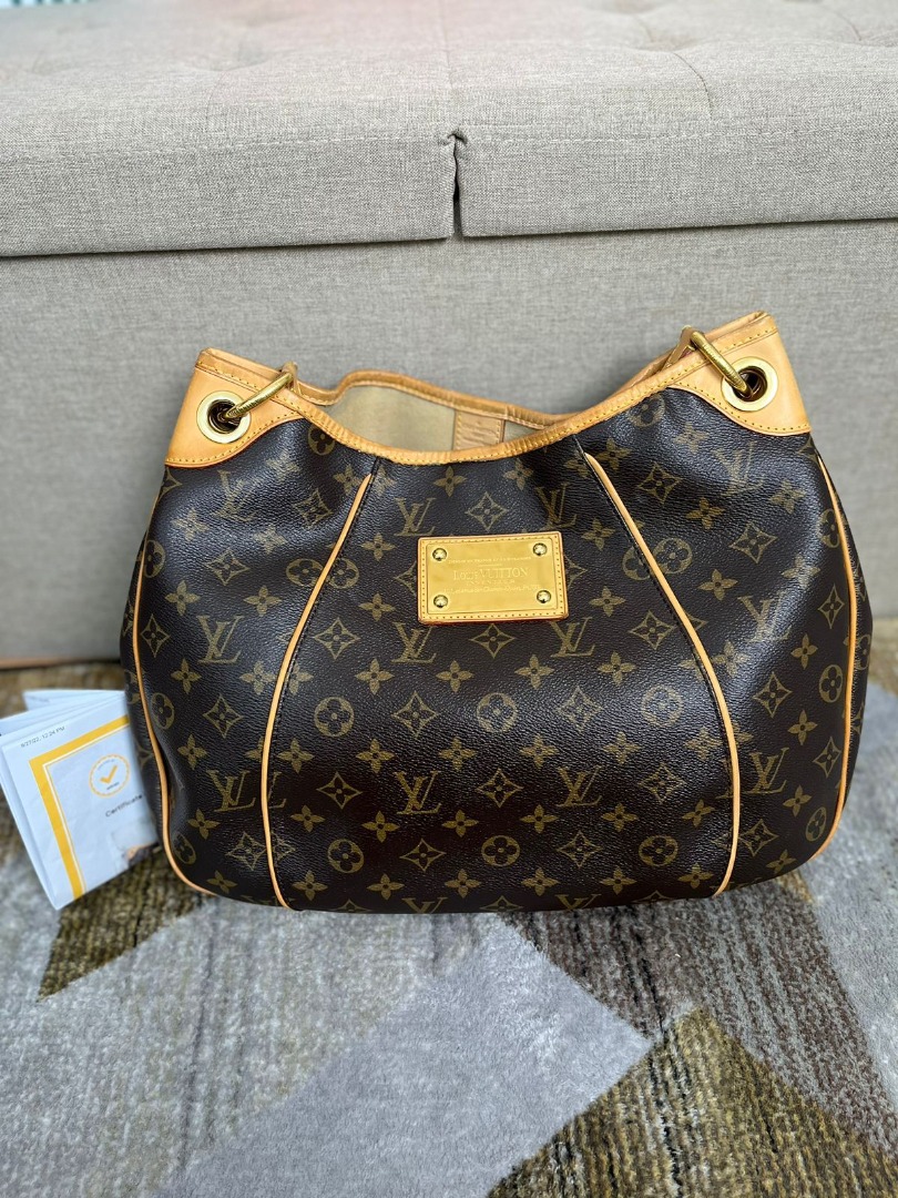 LV Monogram Galliera with entrupy vg, Barang Mewah, Tas & Dompet di ...