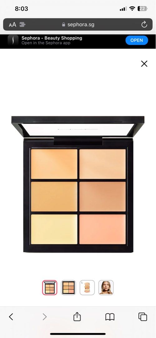 Mac Cosmetics Studio Fix Conceal And Correct Palette Light, Beauty ...