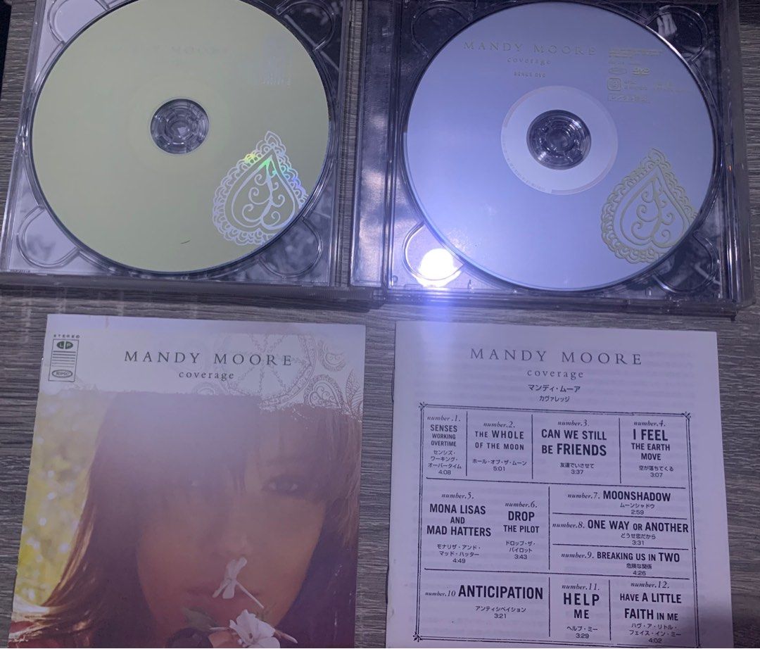Mandy Moore Coverage DeLuxe Japan Edition, Hobbies & Toys, Music & Media, CDs & DVDs on Carousell