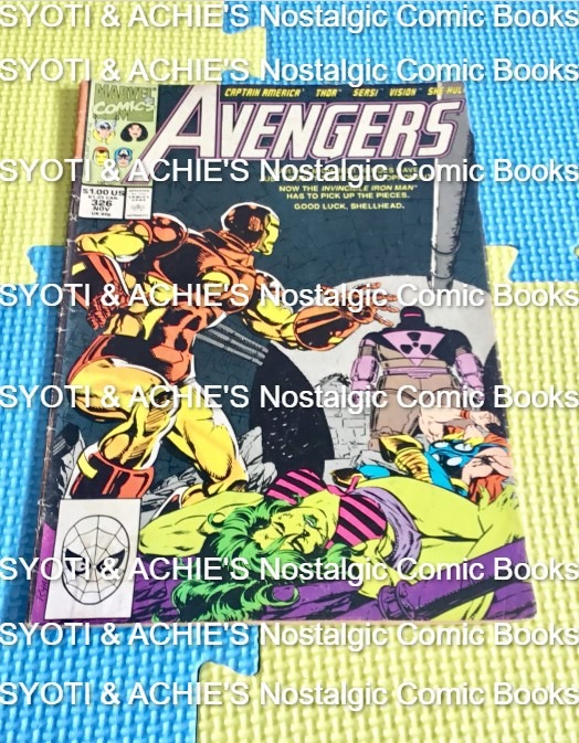 Marvel Comics The Avengers Issue No. 326, Hobbies & Toys, Books ...