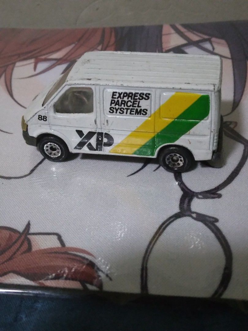 Matchbox Ford Transit Van XP express parcel systems, Hobbies & Toys, Toys & Games on Carousell