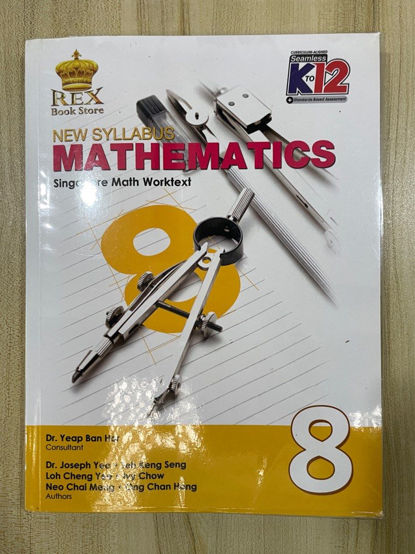 New Syllabus Mathematics (Grade 8) | Yeo, Seng, Yee, Chow, Meng, Hong ...